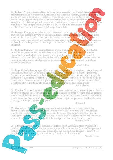 Dictées - Exercices - Orthographe - Français : 5eme Primaire - Pass ...