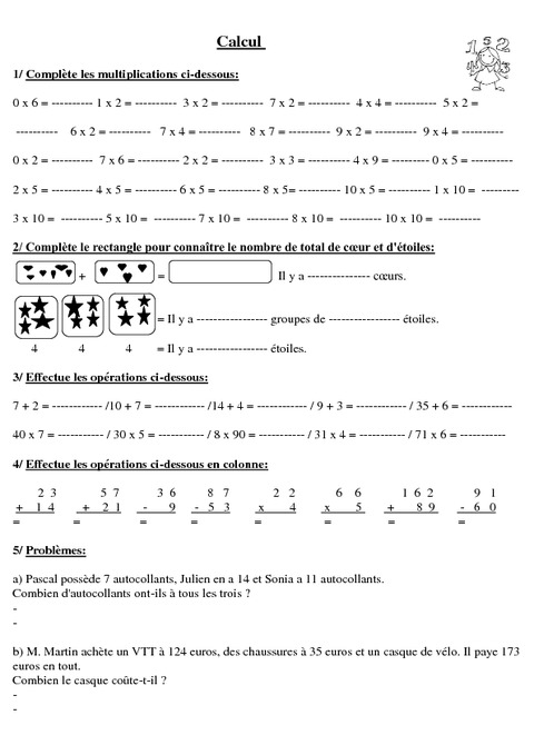 Révisions fin d'année - Mathématiques - Ce1 - Evaluation cycle 2 - Pass ... Révisions fin d'année - Mathématiques - Ce1 - Evaluation cycle 2 - Pass ...