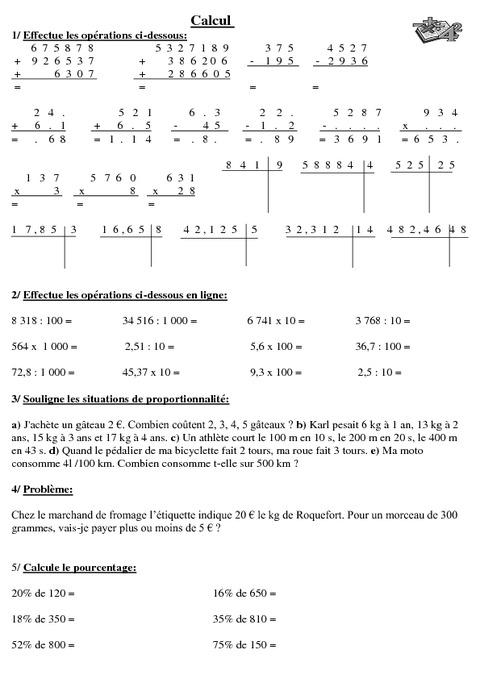 Révisions fin d'année - Cm2 - Mathématiques - Cycle 3 - Pass Education Révisions fin d'année - Cm2 - Mathématiques - Cycle 3 - Pass Education