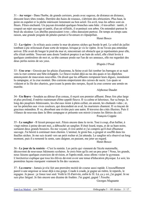 Dictées - Cm2 - Exercices - Orthographe - Français - Cycle 3 - Pass ...