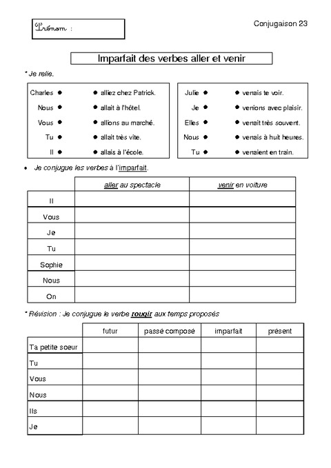 Présent des verbes du 1er groupe - Exercices - Ce2 - Pass Education