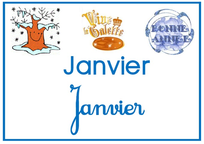 Mois de l'année - Script - Cursive - Affichages pour la classe ...