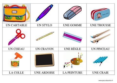 Matériel scolaire - Imagier – Maternelle - Cycle 1 - Cycle 2 - Pass ...