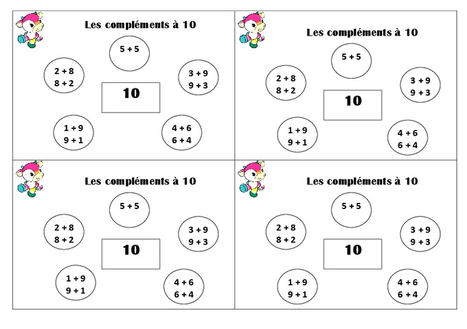 Compléments à 10 – Ce1 - Leçon - Pass Education