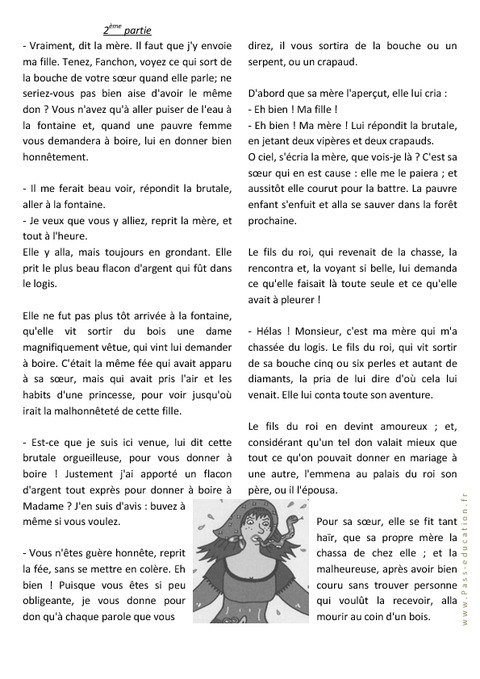 Les fées - Charles Perrault - Conte – Cm1 – Cm2 – Arts du langage ...