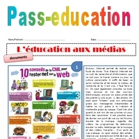 Education aux médias - Cm1 - Cm2 - Exercices - Pass Education