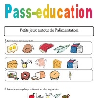 Jeux sur l'alimentation - Exercices - Aliments - Découverte du monde ...