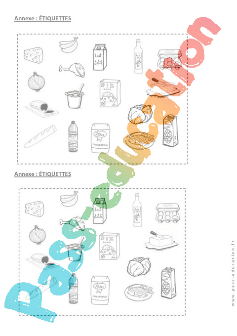 D’où viennent les aliments ? – Ce1 – Fiche de préparation - Pass Education