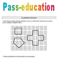 Périmètre – Ce2 – Exercices – Mesures - Cycle 2 - PDF à imprimer