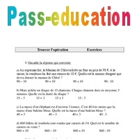 Trouver l'opération - Problèmes - Cm1 - Exercices -1 - - Cycle 3 - PDF ...