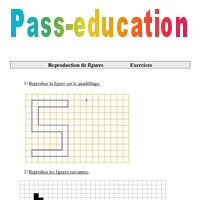 Reproduction de figures – Cm1 – Exercices – Géométrie - Cycle 3 - PDF à ...