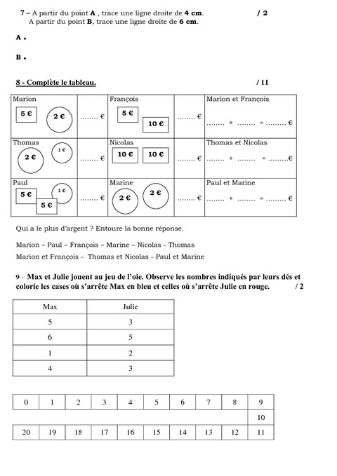 Défi maths CE1 - Début année - Pass Education
