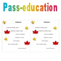 Automne - Poésie sur les saisons - Ce2 - Cycle 2 - PDF à imprimer