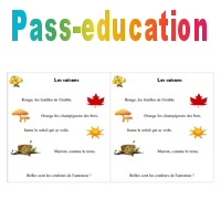 Les saisons – Ce2 – Poésie - Cycle 2 - PDF à imprimer