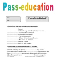 Imparfait - Cm1 – Exercices corrigés – Conjugaison - Cycle 3 - PDF à ...