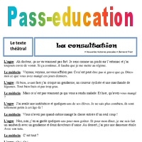 La consultation - Cm1 - Cm2 - Saynète - Texte théâtrale – Lecture ...
