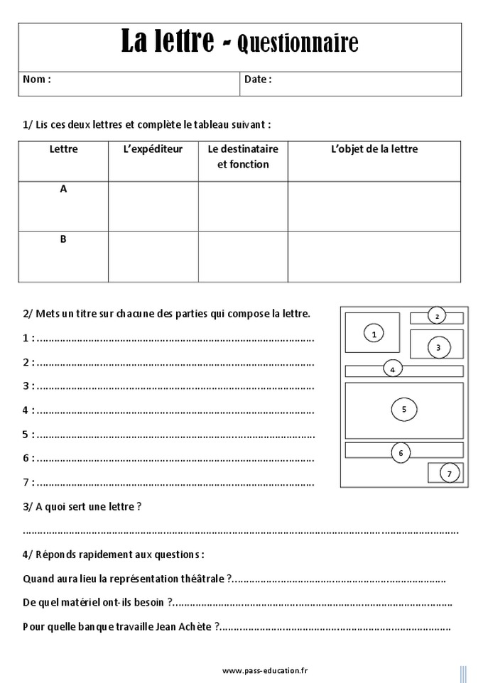 La lettre – Cm1 – Cm2 – Textes prescriptifs - Fonctionnels – Lecture ...