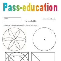 Cercle – Ce2 – Exercices corrigés – Géométrie - Cycle 2 - PDF à imprimer
