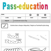Le plus long – Maternelle – Petite section – Moyenne section ...