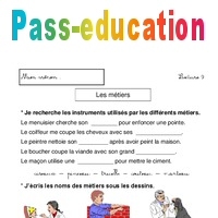 Métiers - Cp - Ce1 - Lecture compréhension - Français - Cycle 2 - PDF à ...
