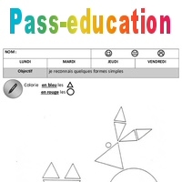 Rond - Triangle – Maternelle – Petite section – Moyenne section ...