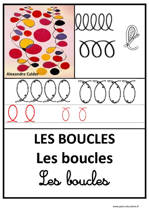 Boucles - Graphisme – Affichages pour la classe – Maternelle – PS – MS ...