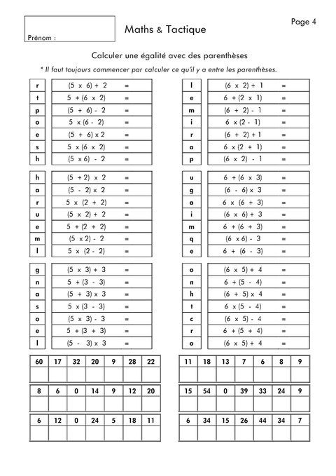 Calcul mental ludique - Ce2 - Cm1 - Mathématiques - Cycle 3 - Pass ...