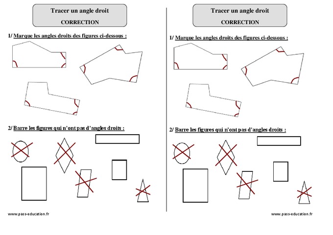 Angles Droits Exercices – Les Angles Droits Exercices Pdf – ZKMPP