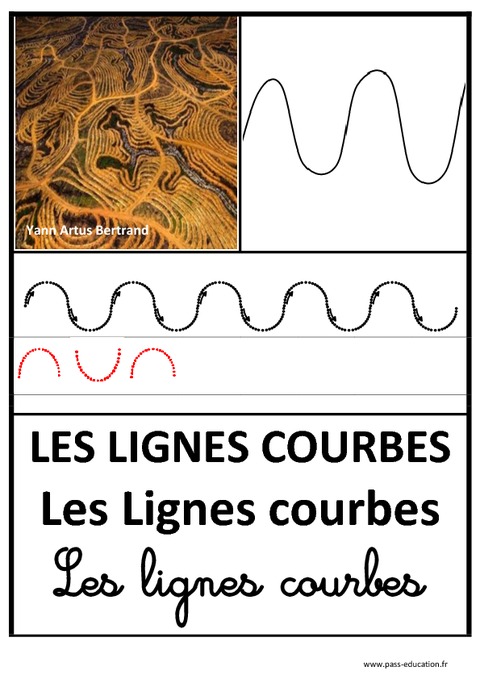 Lignes courbes - Graphisme – Affichages pour la classe – Maternelle ...