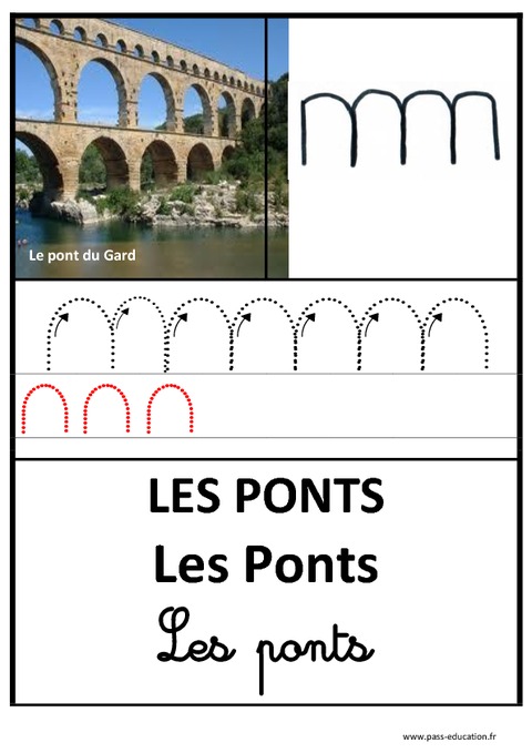 Ponts - Graphisme – Affichages pour la classe – Maternelle – PS – MS ...