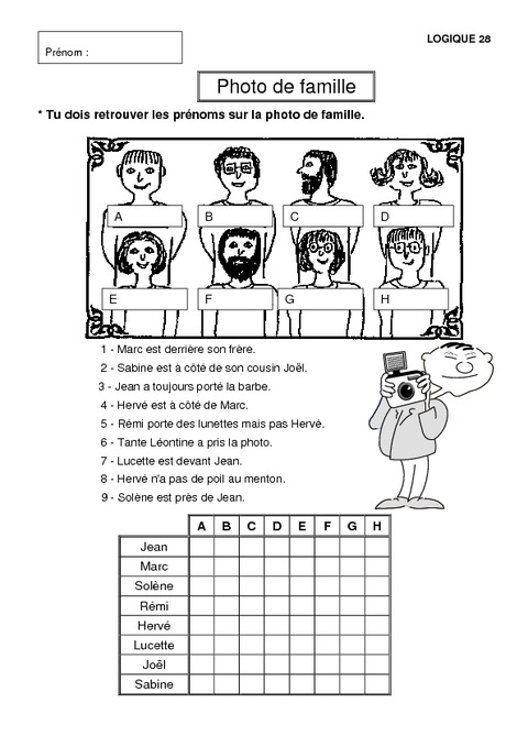 Problèmes de logique – Ce2 – Mathématiques – Exercices et correction ...