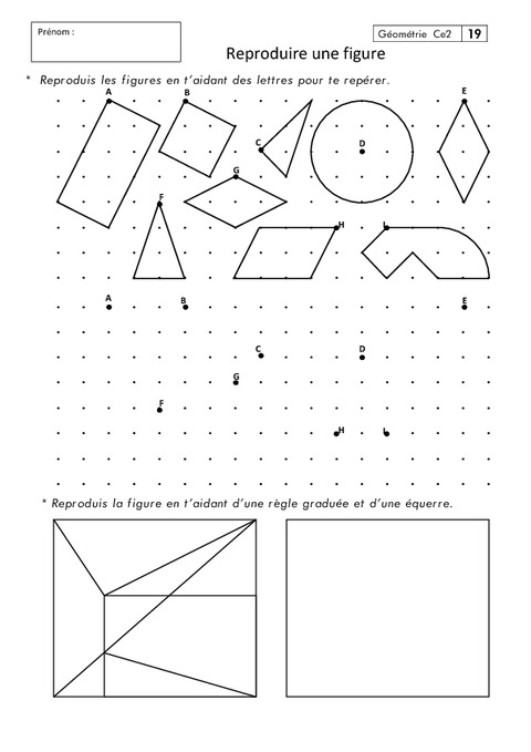 Règle - Compas - Equerre - Ce2 - Exercices - Pass Education