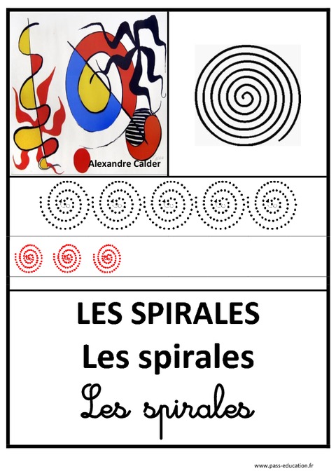 Spirales – Graphisme - Affichages pour la classe – Maternelle – PS – MS ...