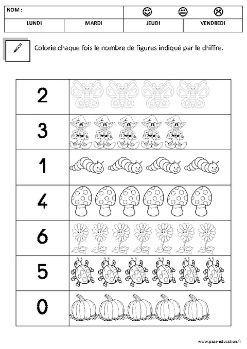 Dénombrer – Maternelle – Moyenne section – Grande section - Quantités ...