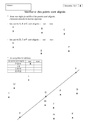Points alignés – Ce1 – Exercices corrigés – Géométrie – Cycle 2 - Pass ...