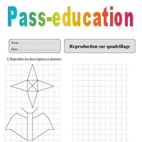 Reproduction sur quadrillage – Cm2 – Exercices corrigés – Géométrie ...