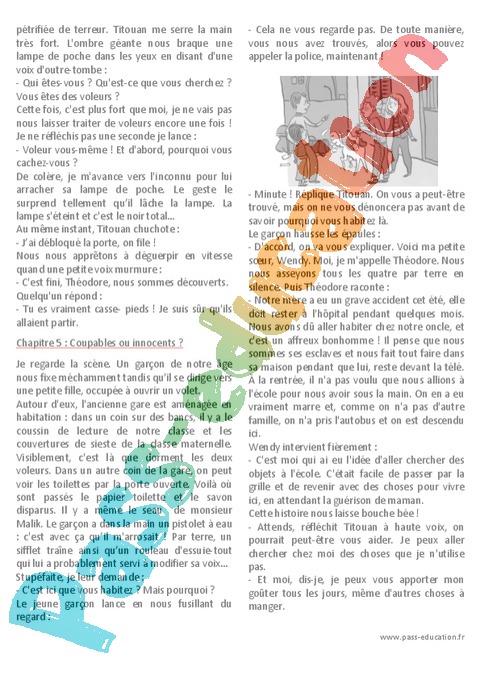 Enquête à l'école - Lecture suivie - Récit - Tapuscrit - Ce2 - Cm1 ...