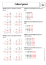 Calcul posé - Multiplication - Exercices corrigés - 6ème - Pass Education