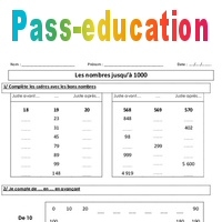 nombres jusqu’à 1000 – Exercices corrigés – Ce2 - Numération - Cycle 2 ...