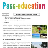 Enjeux du développement durable – Cours – 5ème – Géographie - Cycle 4 ...