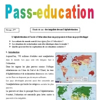 Inégalités devant l’alphabétisation – Etude de cas – 5ème – Géographie ...