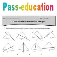 Construire les hauteurs d’un triangle - Cm2 - Exercices corrigés ...