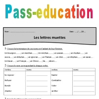 les lettres muettes ce2