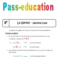 Génitif - 6ème - Cours - Genitive Case - Groupe nominal - Cycle 3 - PDF ...