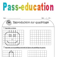 Quadrillage – Reproduction - Ce1 – Exercices corrigés - Cycle 2 - PDF à ...