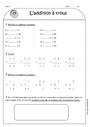 Addition à trous - Ce1 - Exercices corrigés - Pass Education