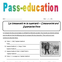 Comparatif - Superlatif – 5ème - Exercices - Comparative and ...