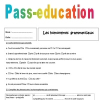 Homophones grammaticaux - 4ème - Exercices corrigés - Cycle 4 - PDF à ...