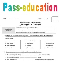 Imparfait - Cm1 - Bilan - Cycle 3 - PDF à imprimer