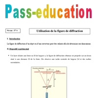 Utilisation de la figure de diffraction - Terminale - Cours - PDF à ...